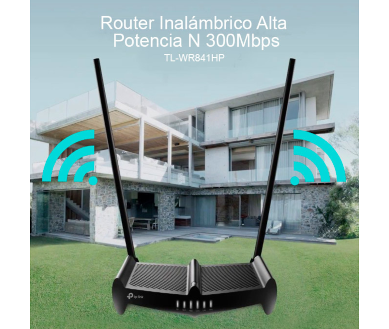 ROUTER ALTA POTENCIA 2 ANTENAS TL-WR841HP